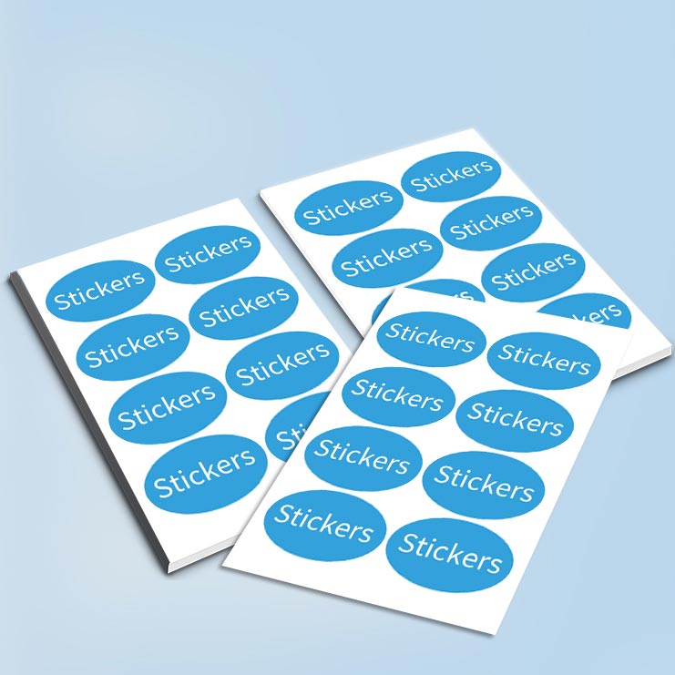 Oval Label & Sticker
