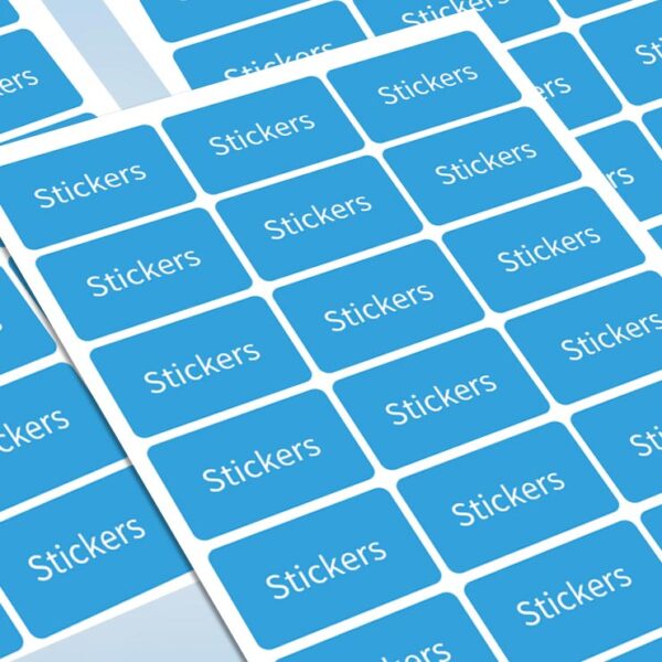 Rectangle Custom Labels Stickers | Top Signage