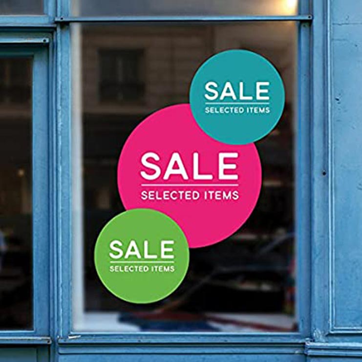 Window Kiss Cut Sticker | Top Signage