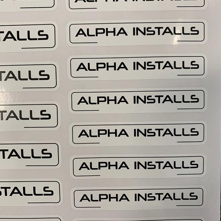 Rectangle Label & Sticker